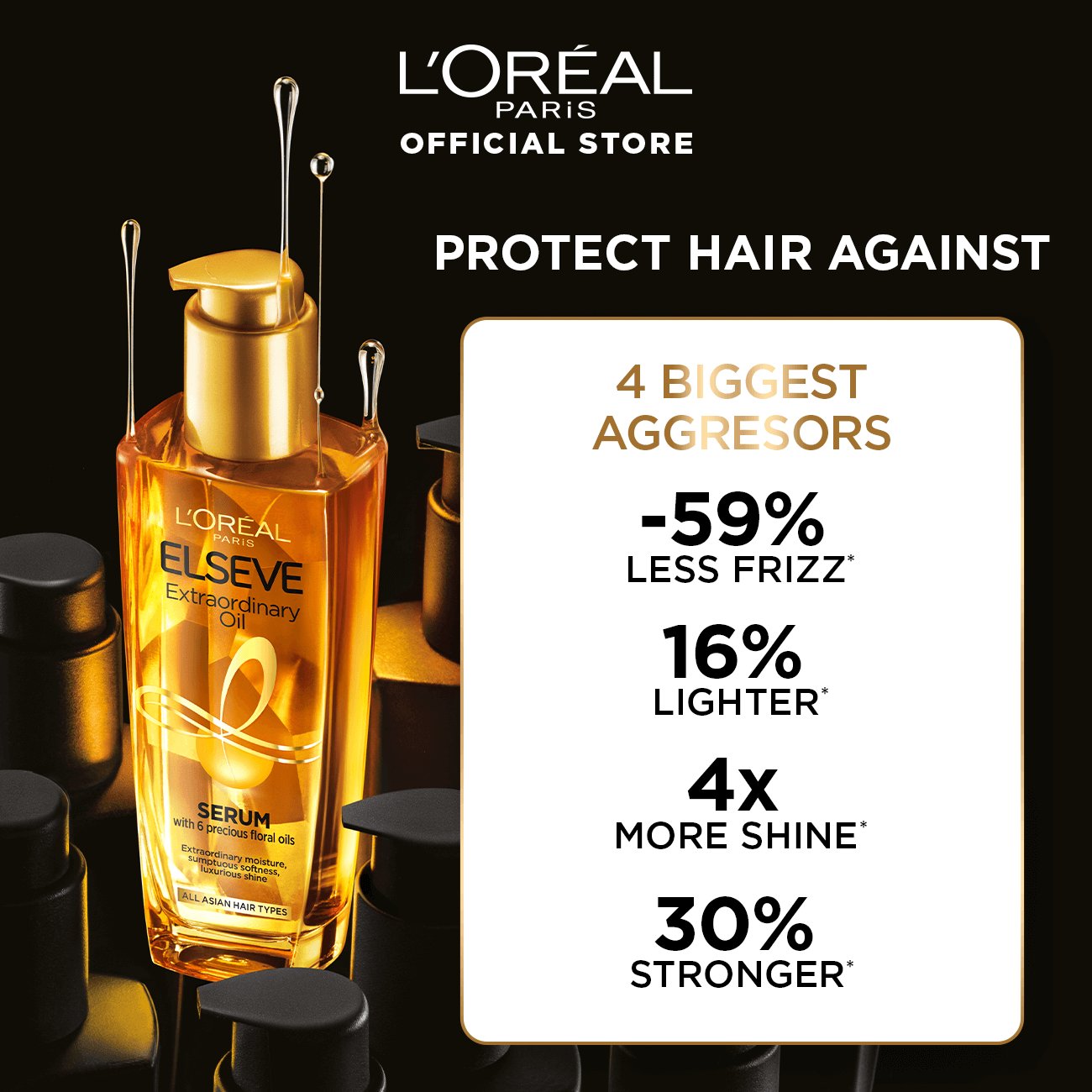 Elseve Extraordinary Oil Gold 100ml