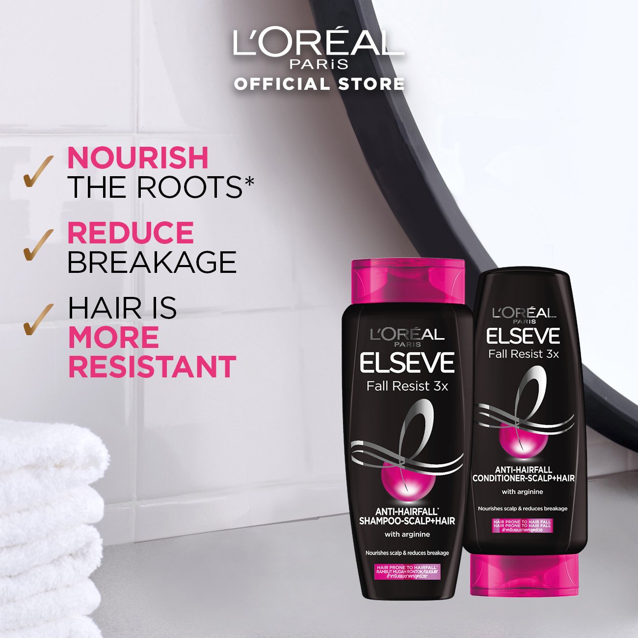 Elseve Fall Resist 3X Anti-Hair Fall Conditioner 280ml