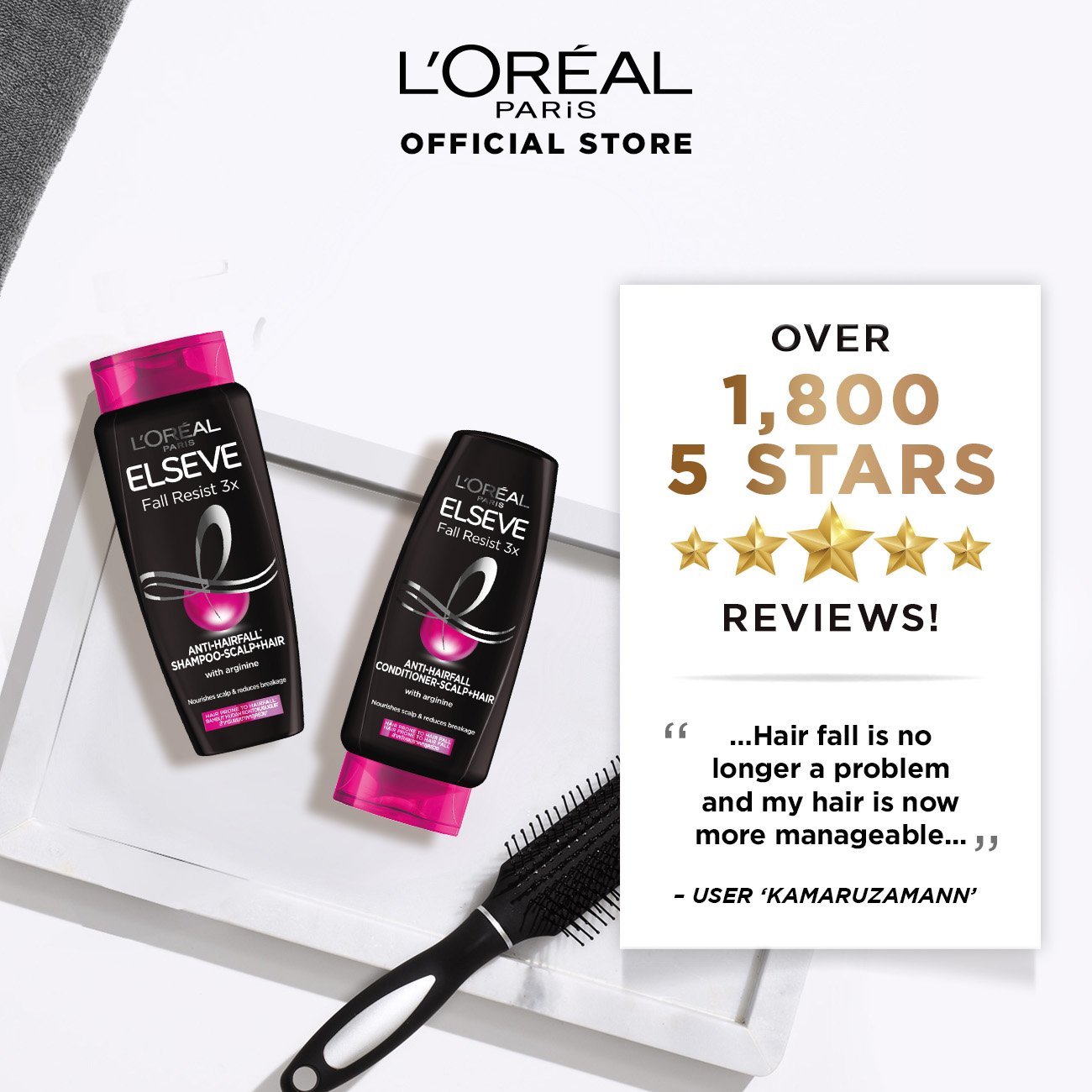 Elseve Fall Resist 3X Anti-Hair Fall Conditioner 280ml