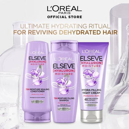 Elseve Hyaluron 72H Moisture Filling Shampoo 410ml