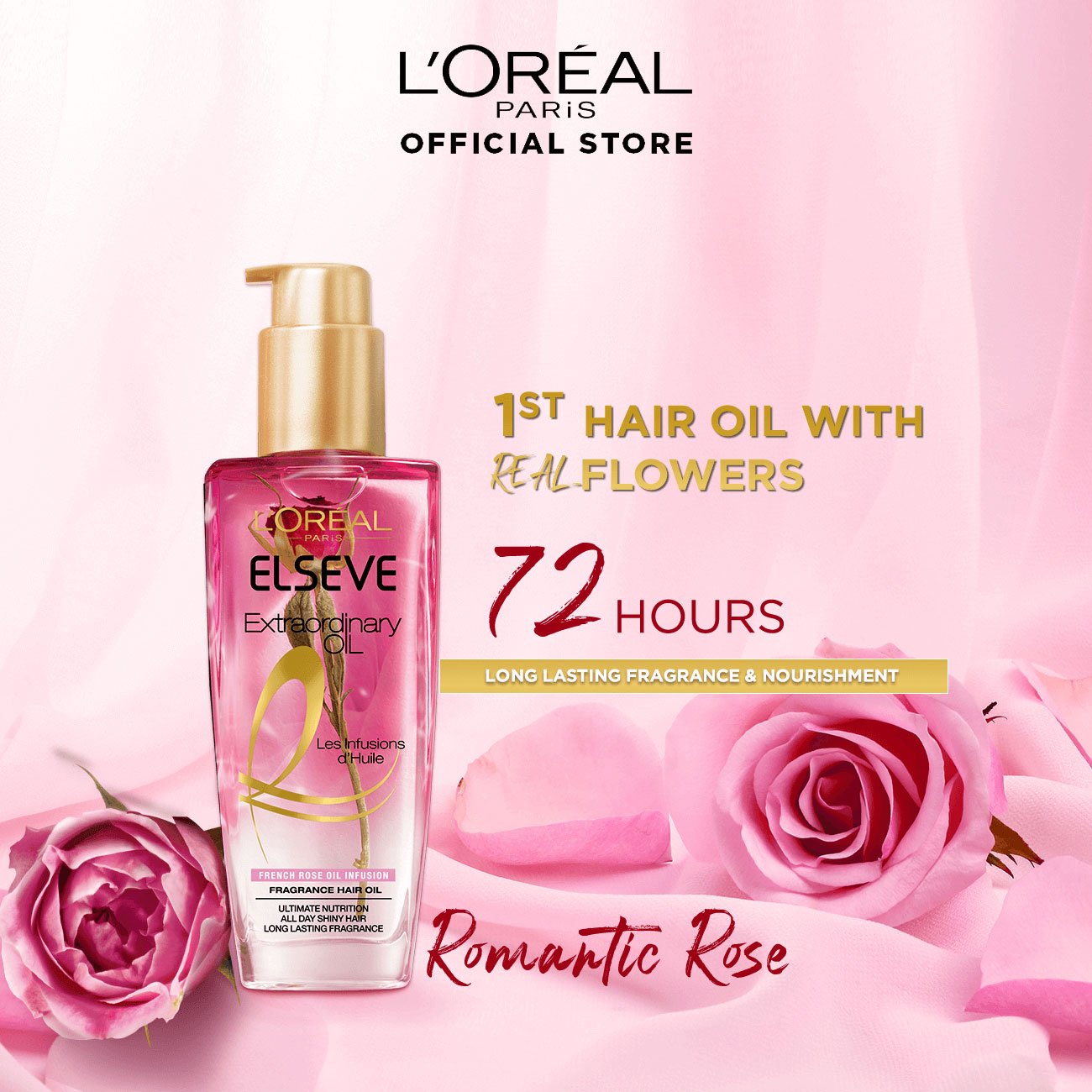 Elseve Extraordinary Floral Oil Rose 100ml