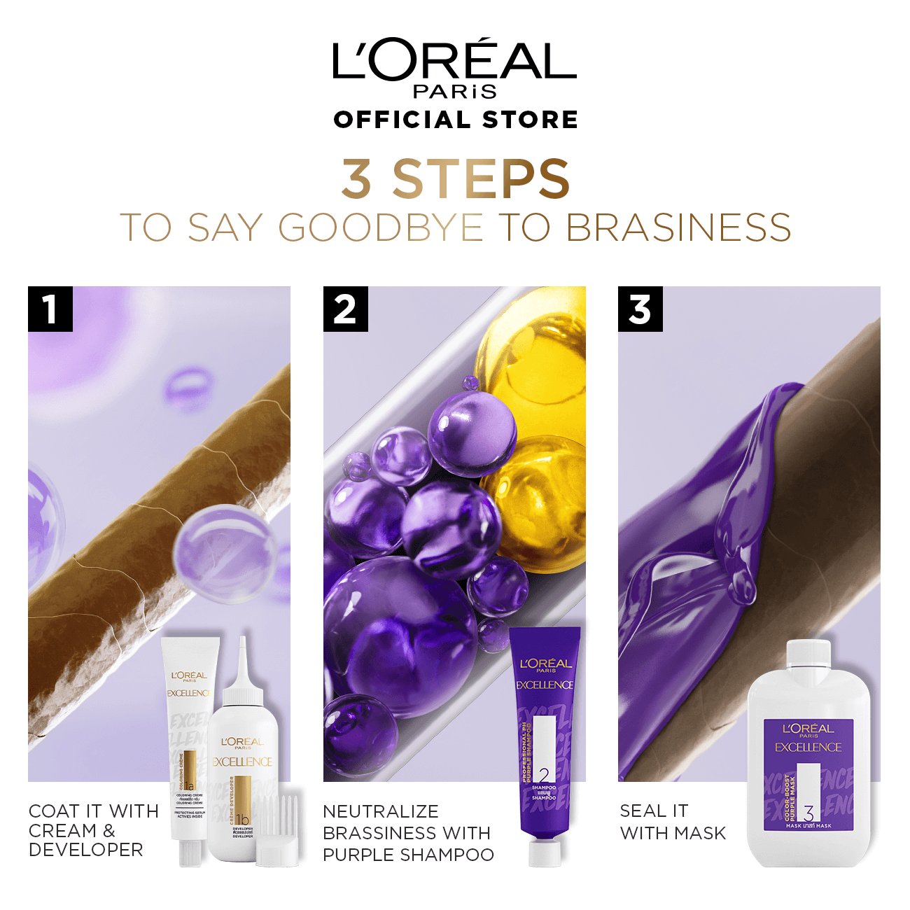 L’Oréal Paris Excellence Ash Supreme Hair Color 7.17 Matt Ash