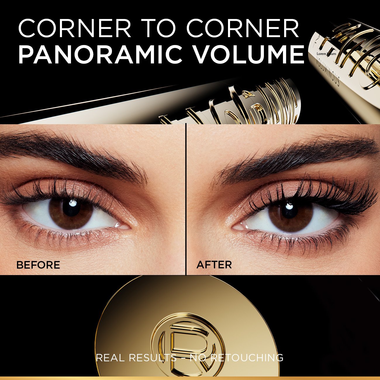 Voluminous Eye Makeup Panorama Waterproof Mascara | L'Oréal Paris