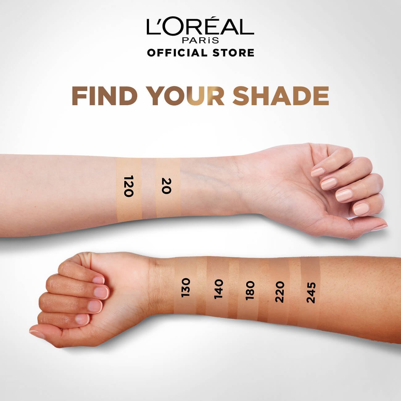 Infaillable 24H Fresh Wear Foundation In A Powder 20 Ivory - L'OREAL PARIS