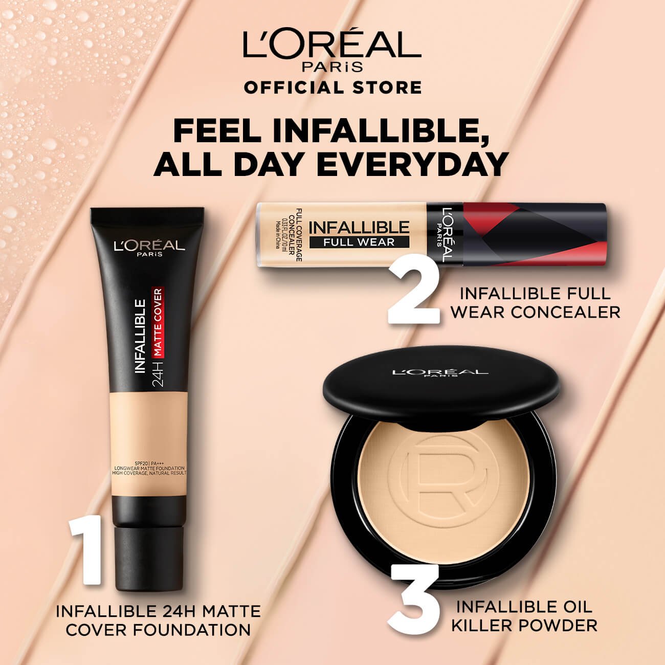 L'Oréal Paris Infallible Full Wear More Than Concealer - 306 Nude Beige