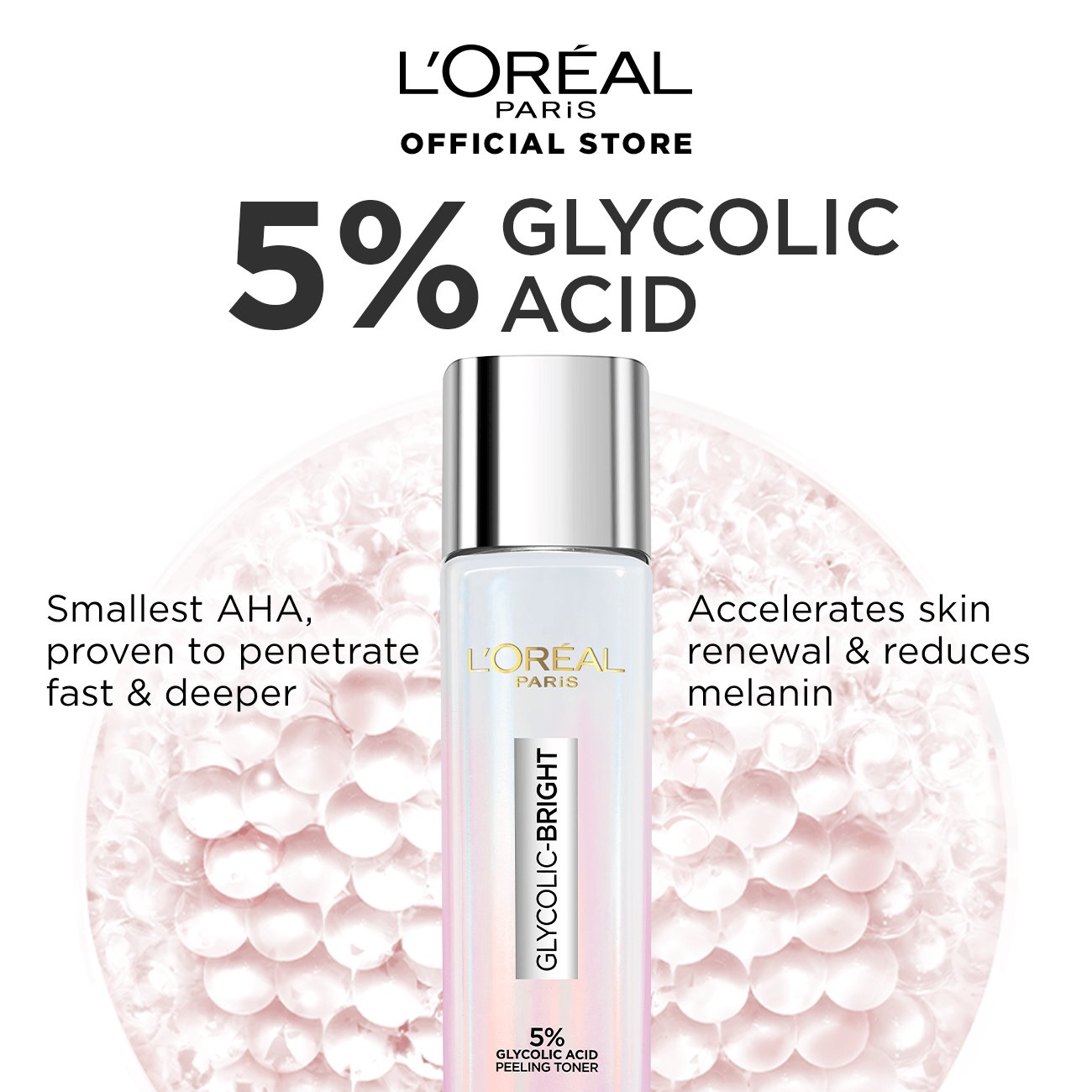Glycolic Bright 5% Glycolic Acid Peeling Toner 128ml