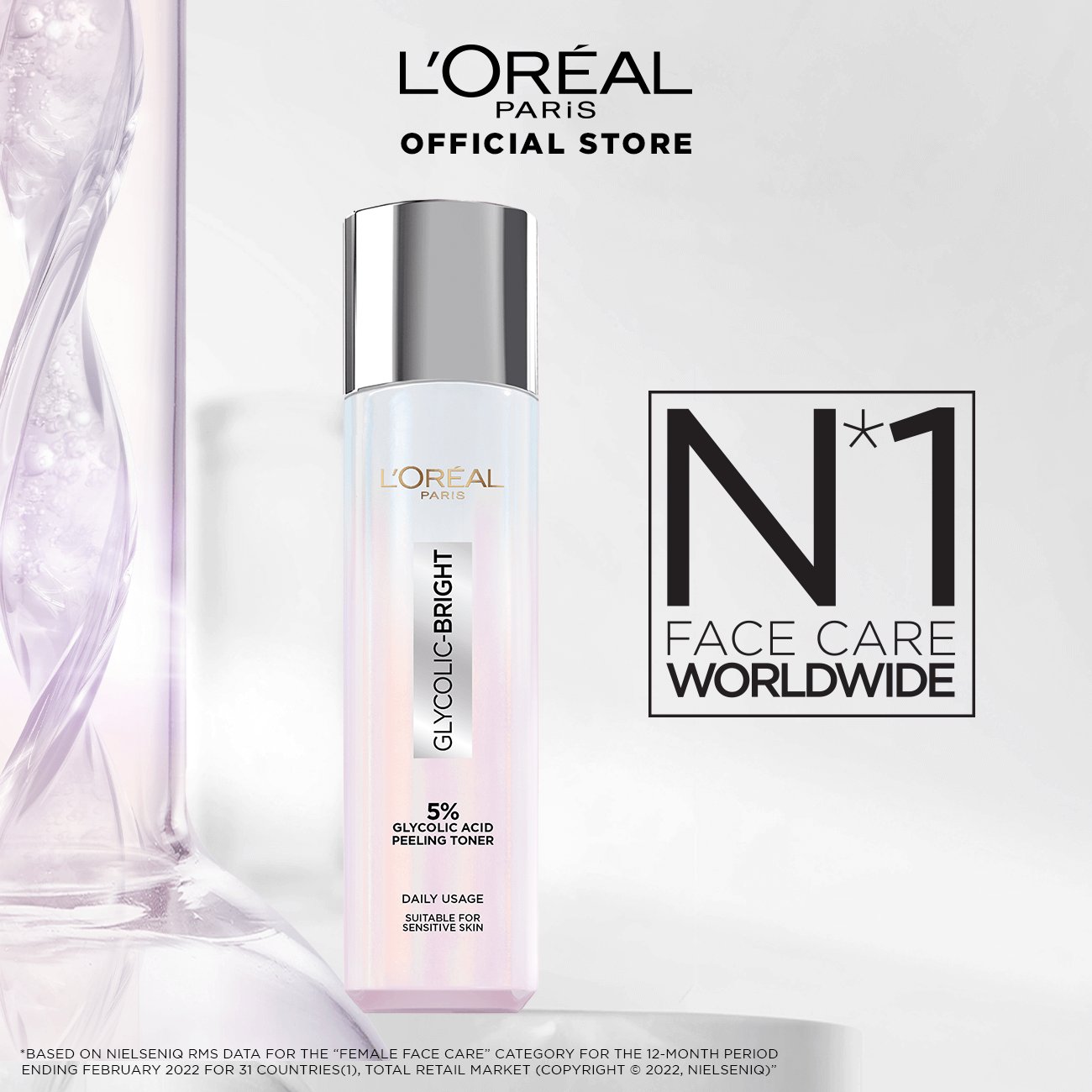 Glycolic Bright 5% Glycolic Acid Peeling Toner 128ml