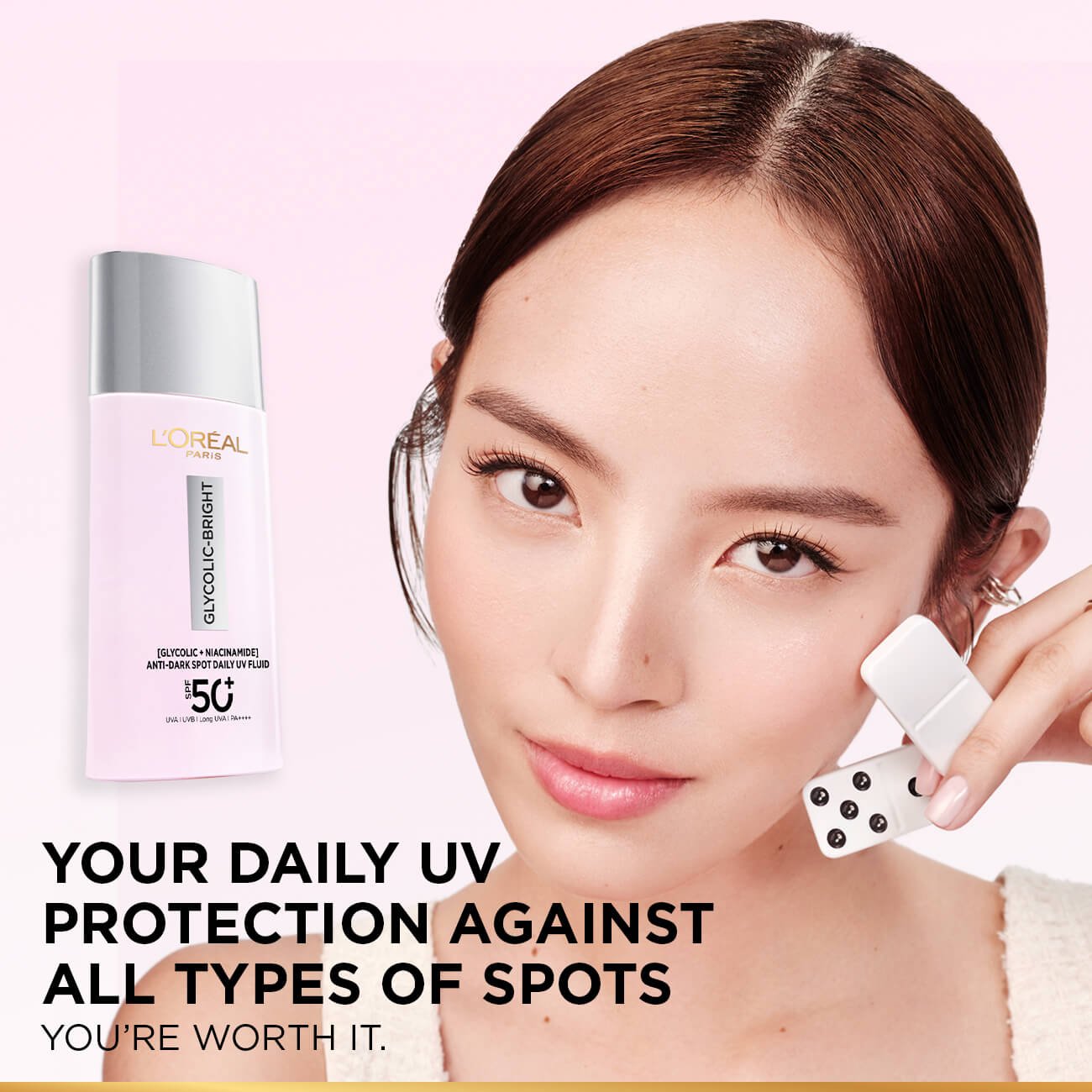 Glycolic Bright Anti-Dark Spot Daily UV Fluid | L’Oréal Paris Malaysia