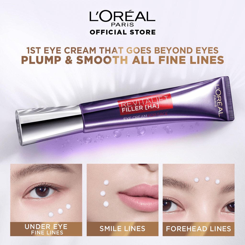 Revitalift Filler Hyaluronic Acid Eye Cream for Face